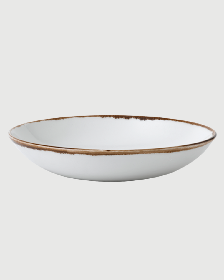 Regular Large Deep Plate Natural Brown Dudson HVNAEVB91